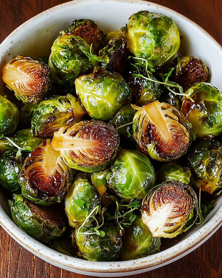 Honey Balsamic Brussels Sprouts – Sweet & Savory Perfection