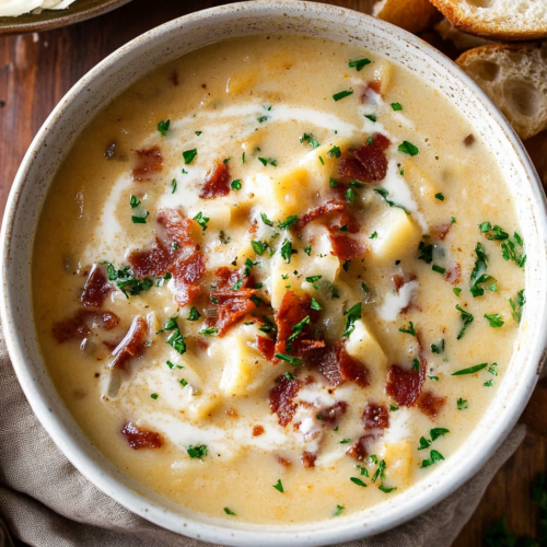 Copycat Outback Loaded Baked Potato Soup Recipe