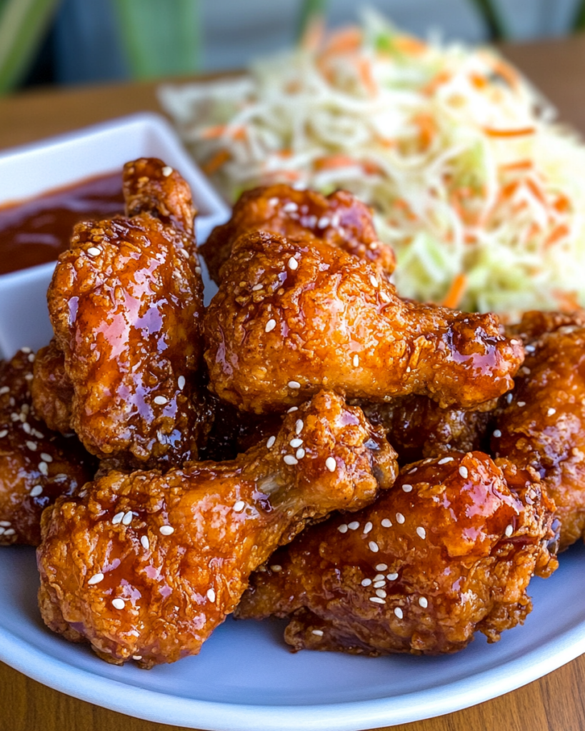 Crispy Korean Fried Chicken (Yangnyeom Chicken) Recipe