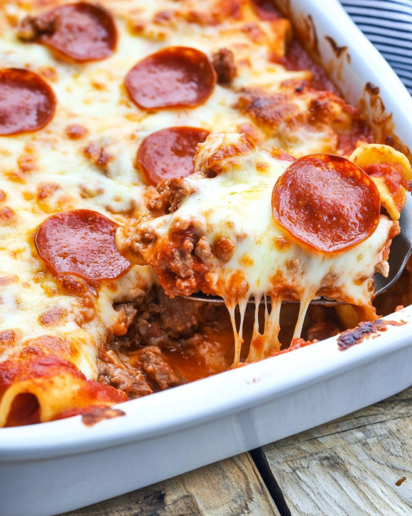 Ultimate Meat Lover’s Pizza Casserole Recipe