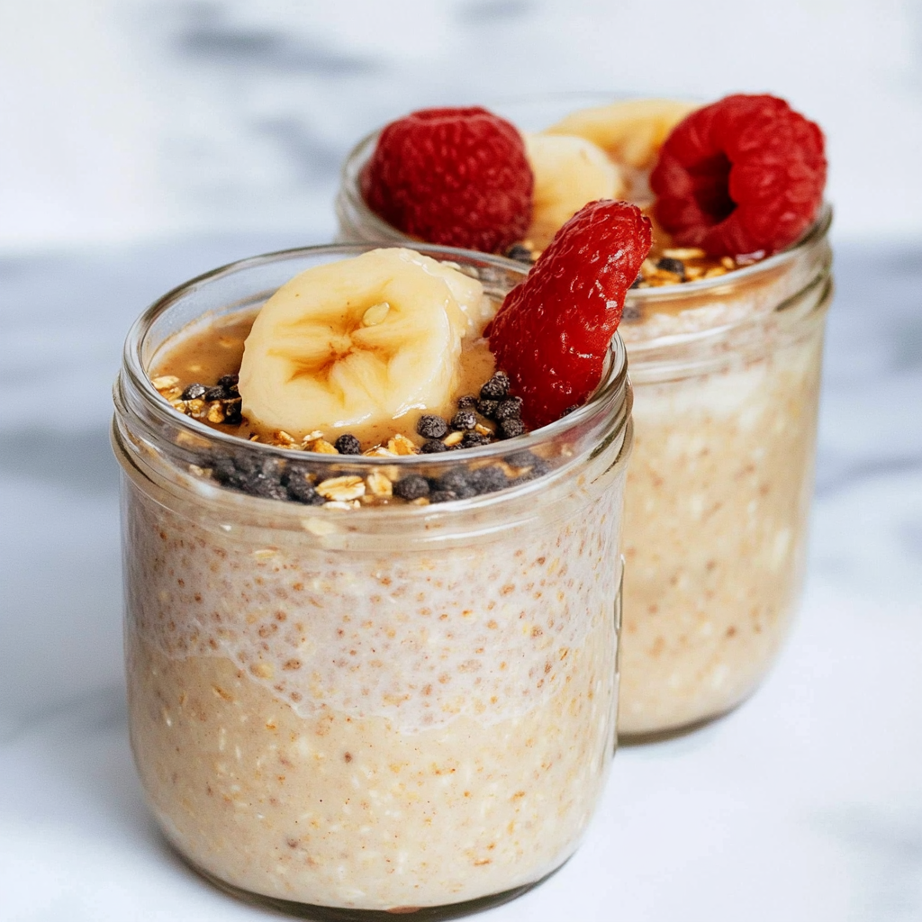 High-Protein Overnight Oats (40g Protein Breakfast!)
