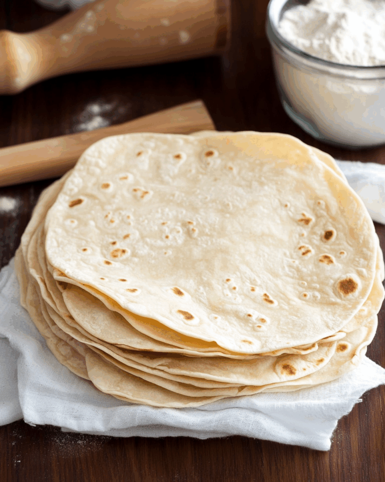 Soft & Chewy Homemade Flour Tortillas